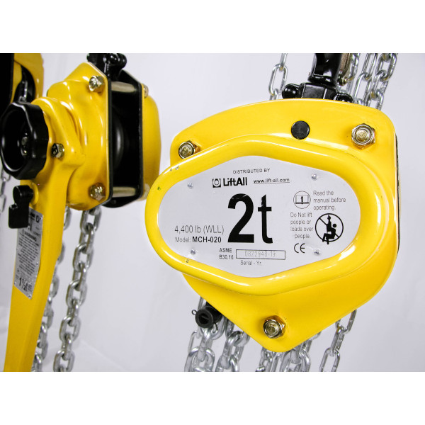 Hoists - Manual Chain Hoists & Lever Pullers | Lift-All